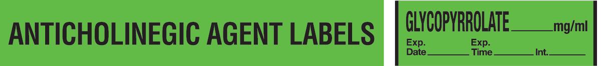 Anticholinergic Agent Medication Label Tape | Medline