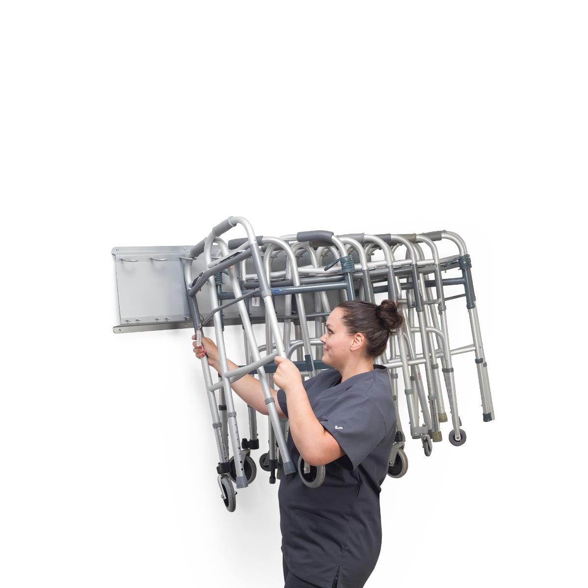 Marketlab Folding Walker Storage Rack | Medline