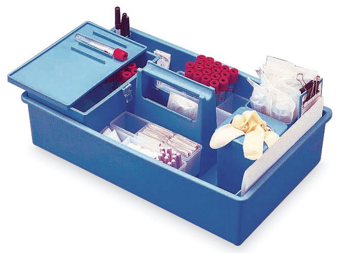 IsoBox Phlebotomy Tray with Built-in Handle | Medline