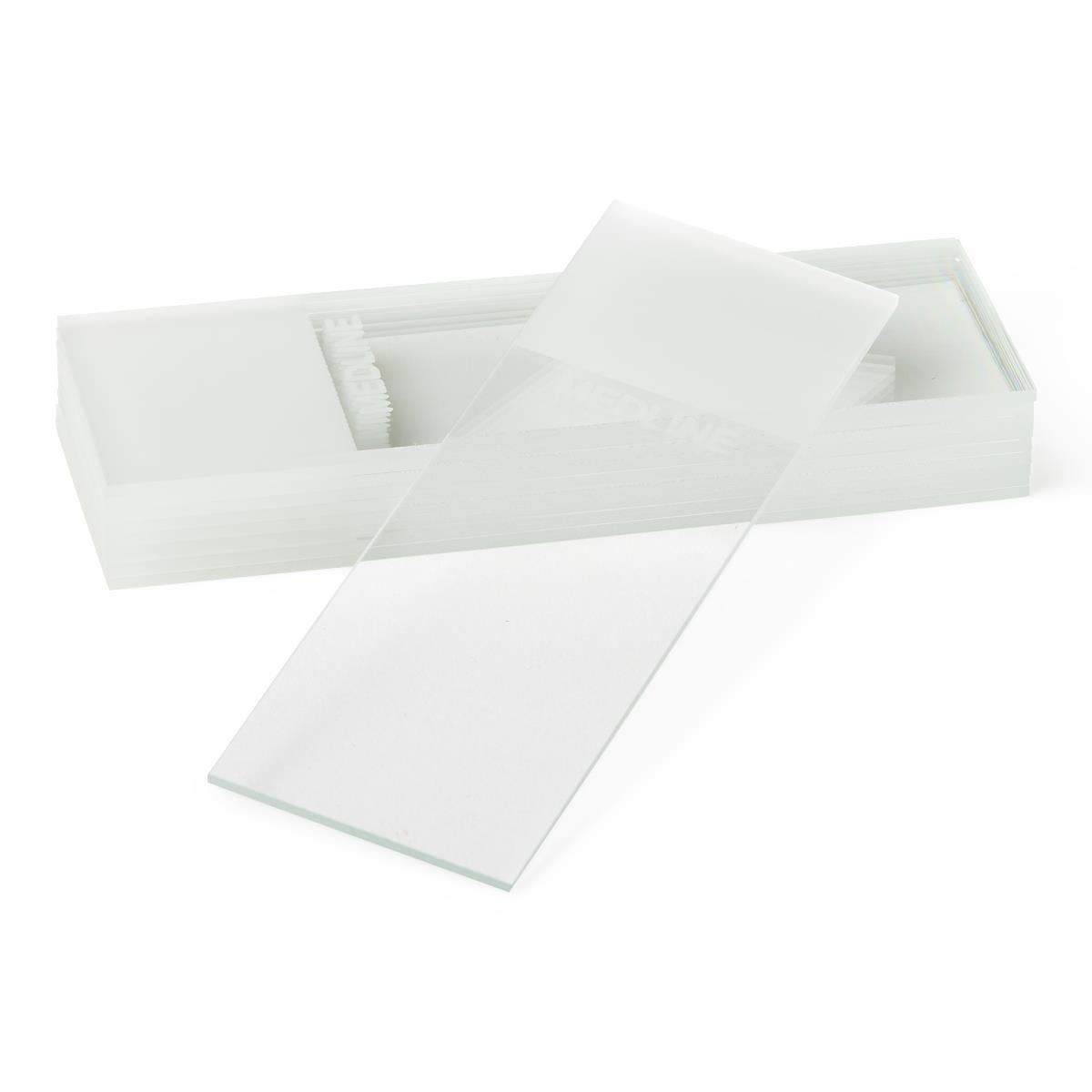 Premiere Enhanced Single Frosted Microscope Slides | Medline Industries ...
