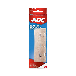 Ace Elastic Compression Bandages with Clips | Medline