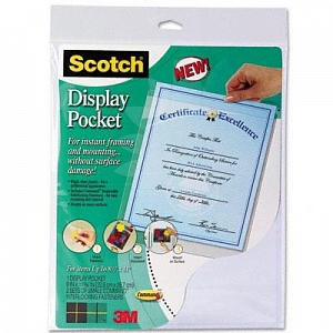 Scotch Plastic Letter-Sized Display Pocket | Medline Industries, Inc.