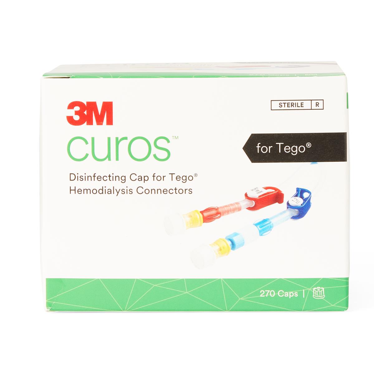 Curos Disinfecting Cap for Tego Hemodialysis Connectors | Medline