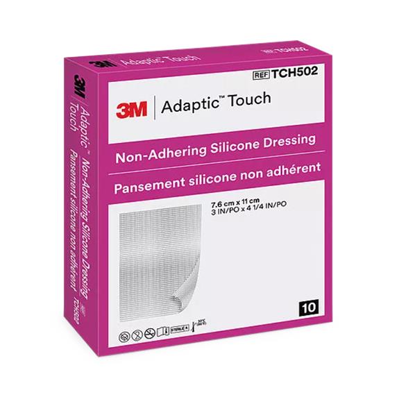 3M Adaptic Touch Non-Adhering Silicone Dressing | Medline