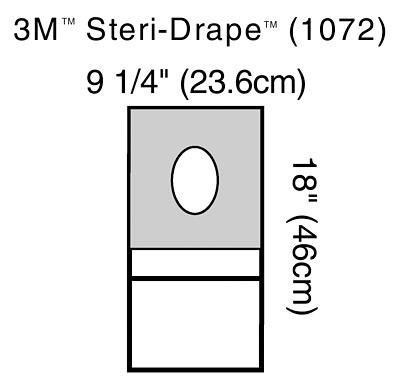 Steri-Drape 1072 Adhesive Aperture Drapes | Medline