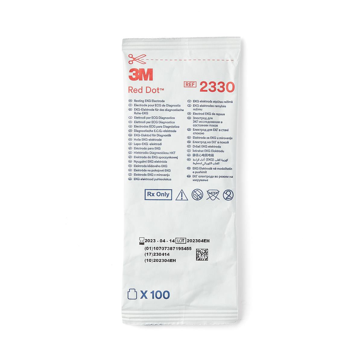 3M Red Dot Resting EKG Electrodes | Medline
