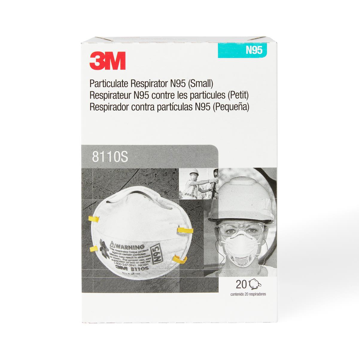 3M N95 Particulate Respirator Model 8110S | Medline