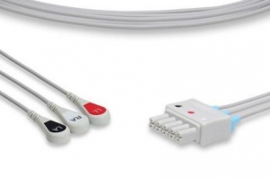 3-Lead ECG Pinch Clip Lead Wires | Medline Industries, Inc.
