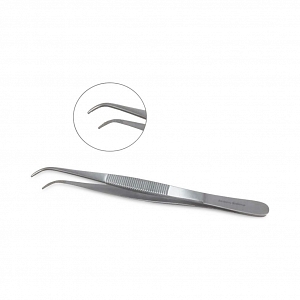 Fine-Tip Curved Forceps | Medline Industries, Inc.