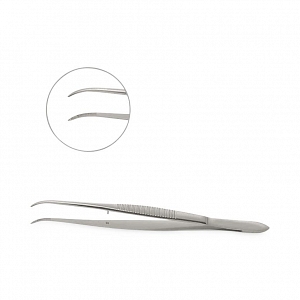 Delicate Narrow-Tip Curved Forceps | Medline Industries, Inc.