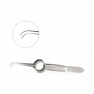 Micro-Grooved Curved Tissue Forceps | Medline Industries, Inc.