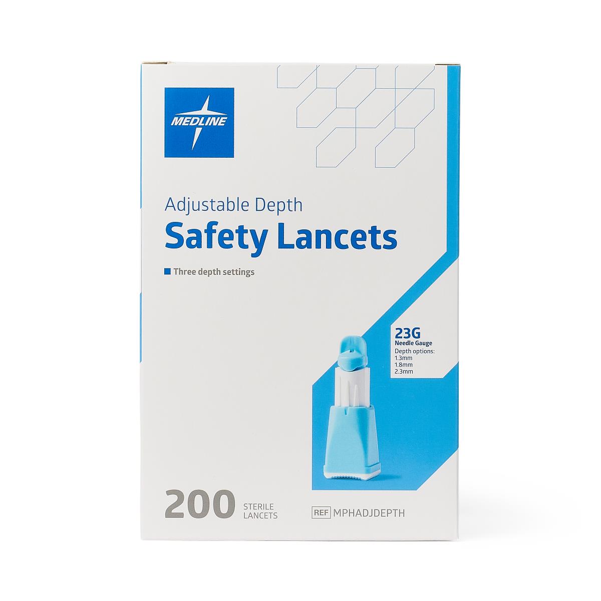 Medline Adjustable-Depth Safety Lancets | Medline