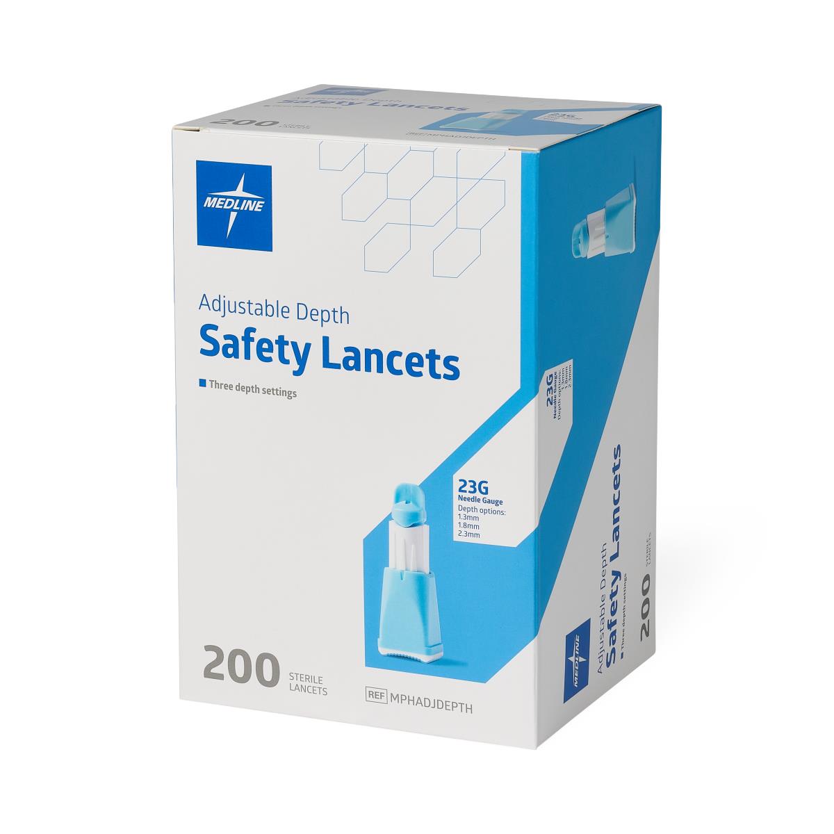 Medline Adjustable-Depth Safety Lancets | Medline