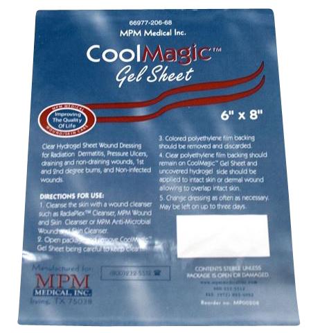 CoolMagic Clear Hydrogel Sheet Wound Dressings | Medline