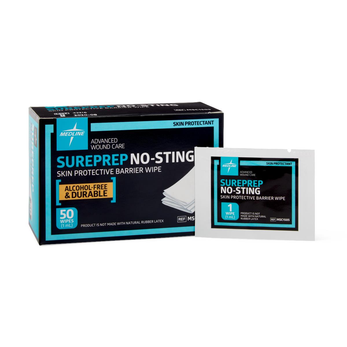 SurePrep No-Sting Skin Protectant Wipes | Medline