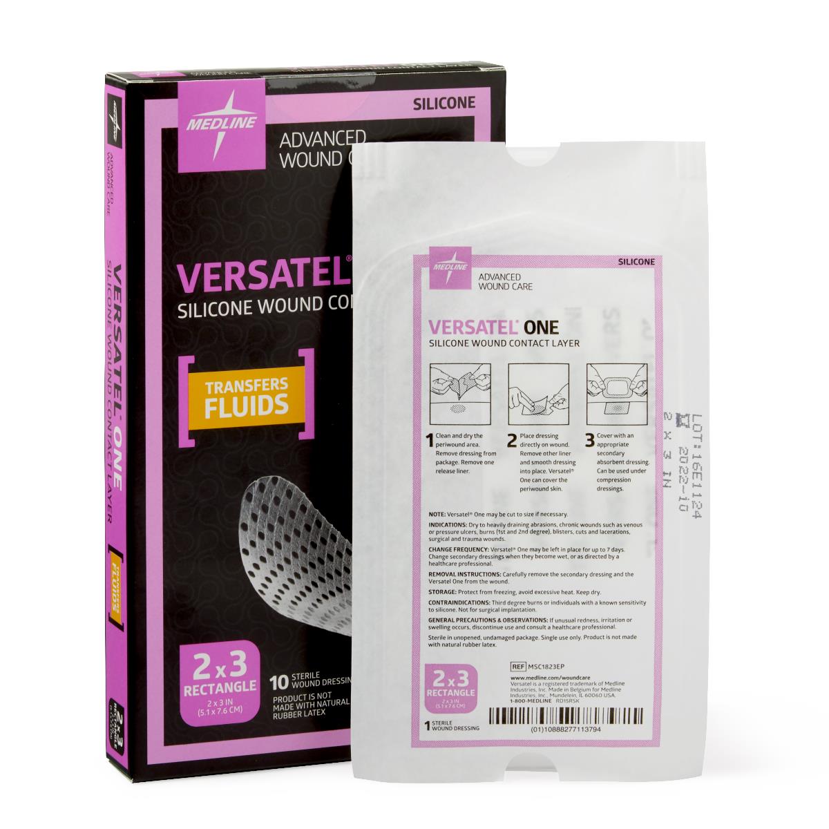 Versatel One Silicone Wound Contact Layer Dressing | Medline