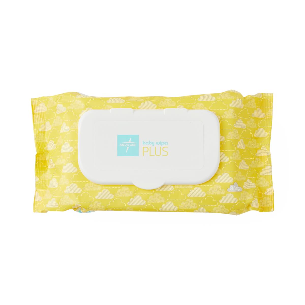 Medline Hypoallergenic Scented Baby Wipes PLUS | Medline