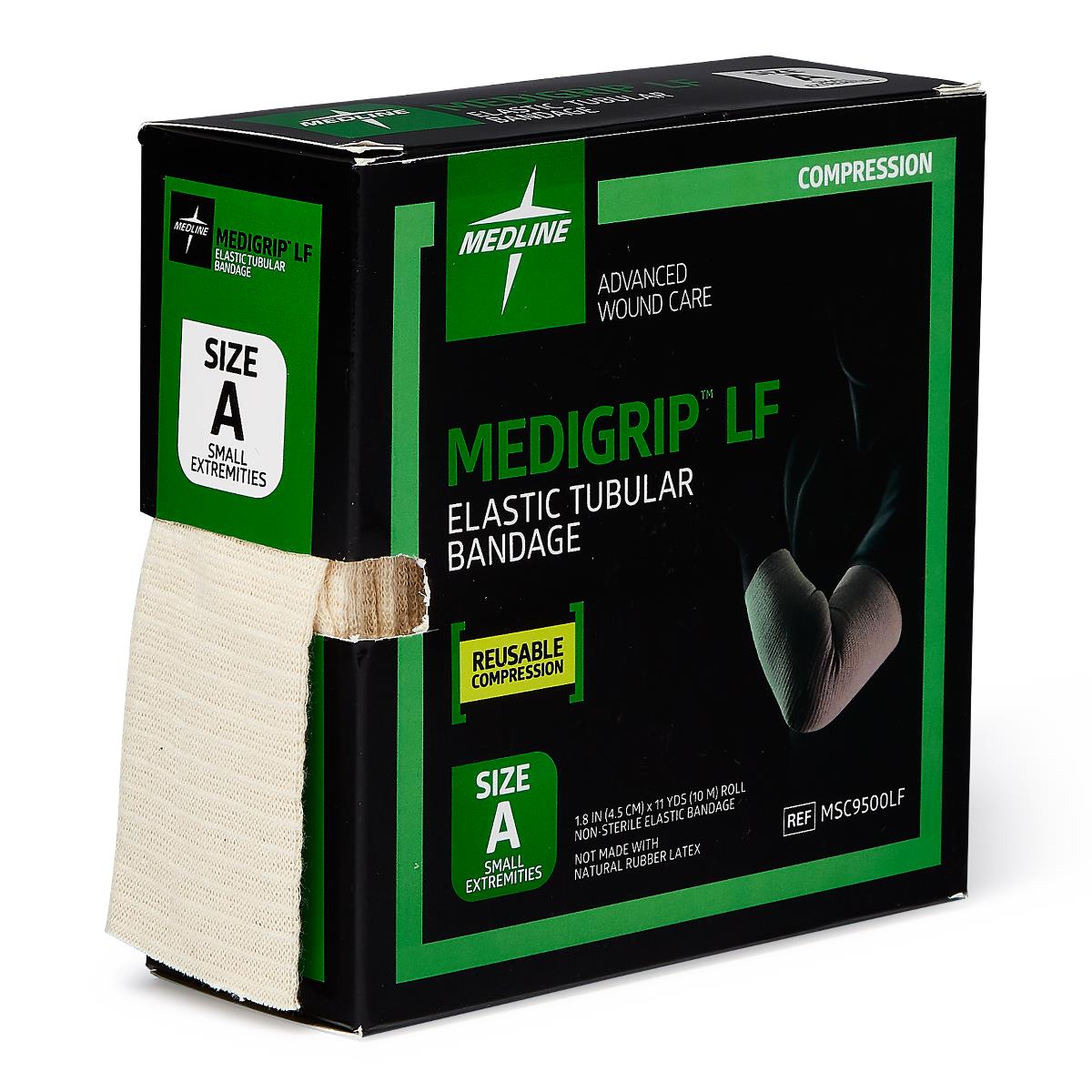 Medigrip LF Elastic Tubular Support Bandages | Medline