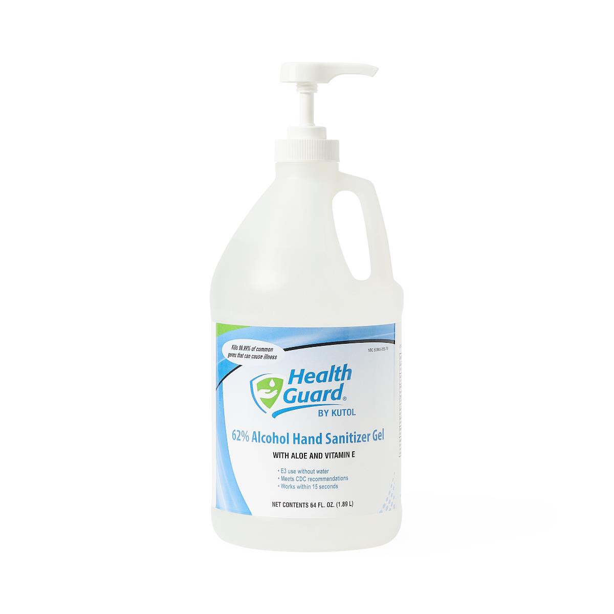 HealthGuard 62% Ethyl Alcohol Instant Hand Sanitizer | Medline