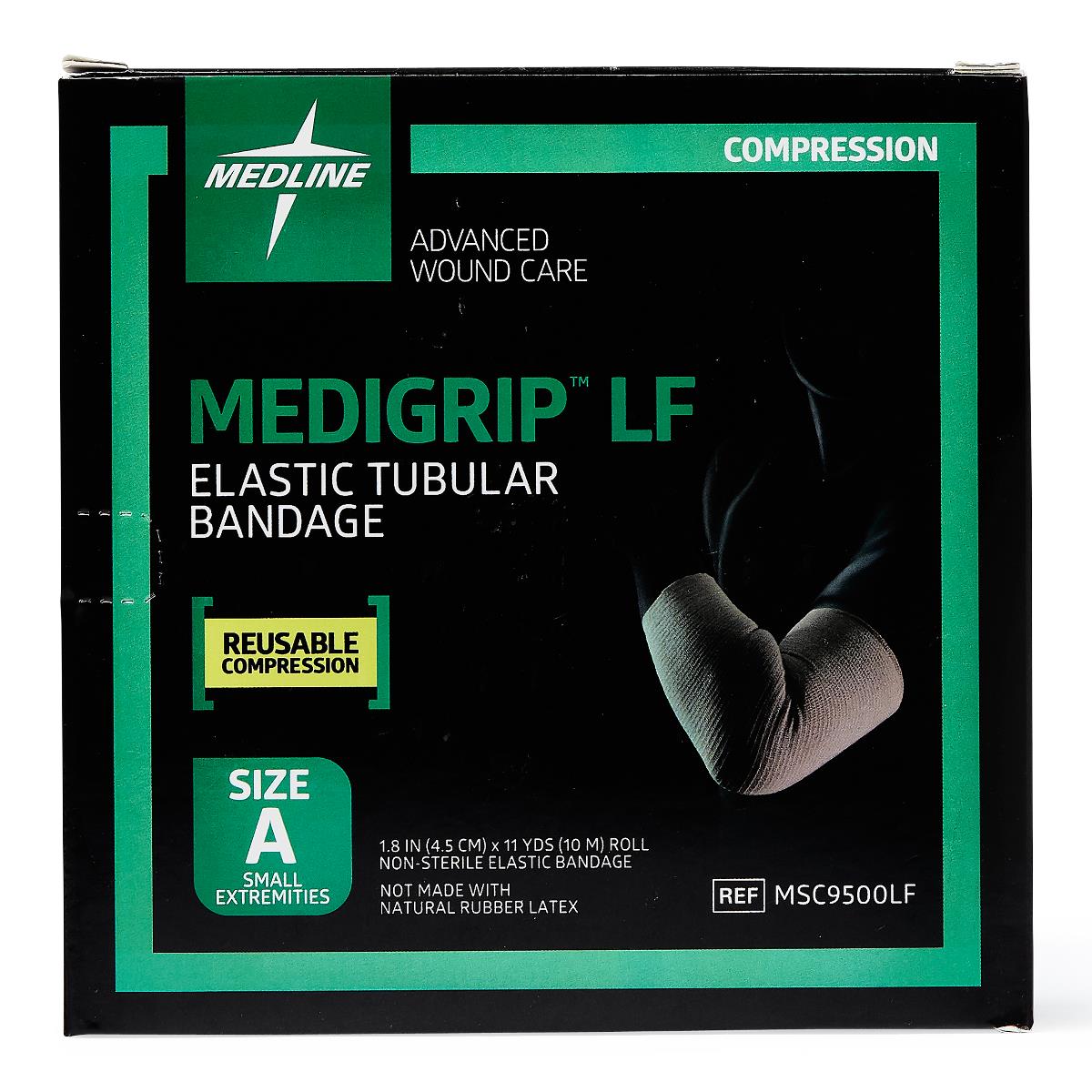 Medigrip LF Elastic Tubular Support Bandages | Medline