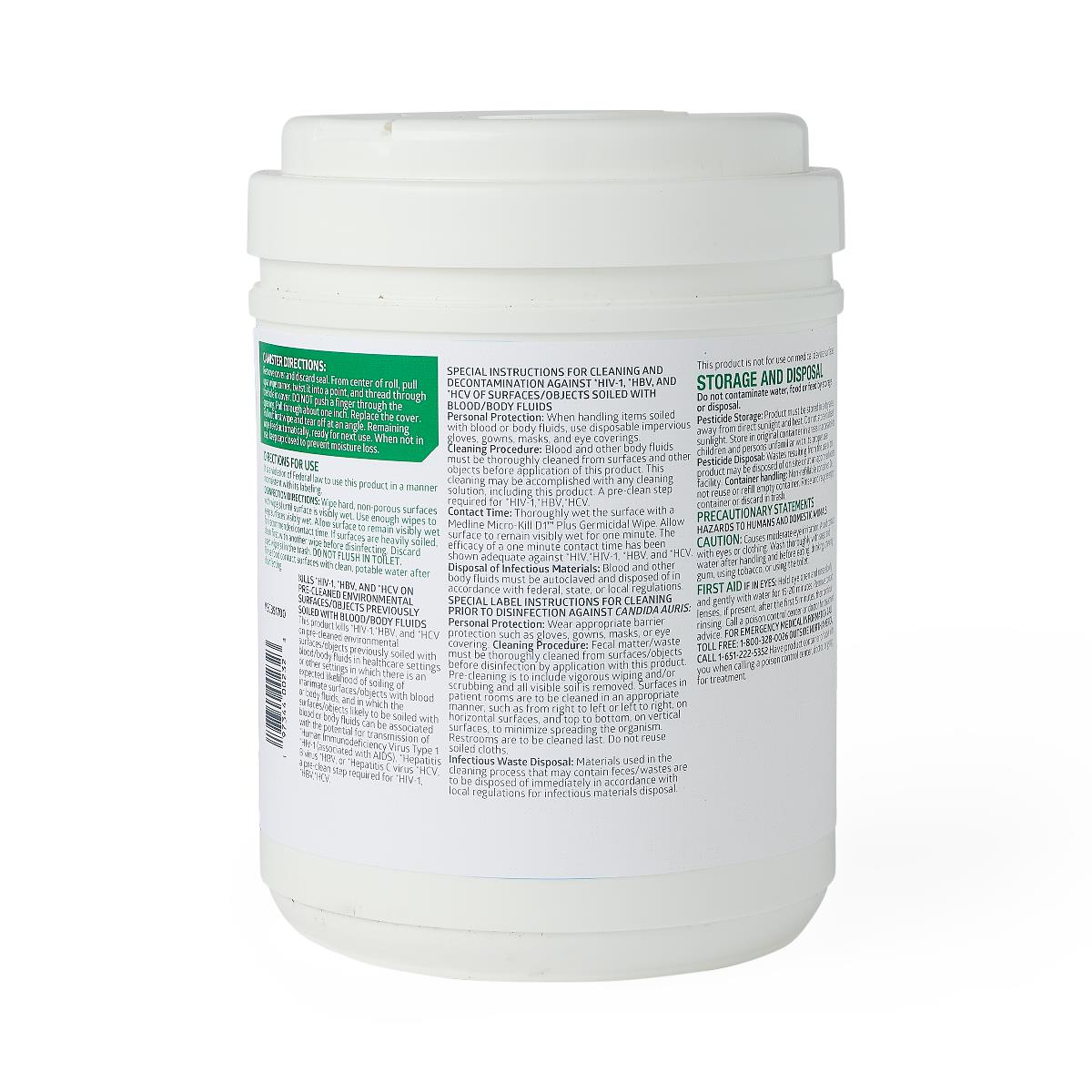 Micro-Kill D1 Plus Wipes | Medline