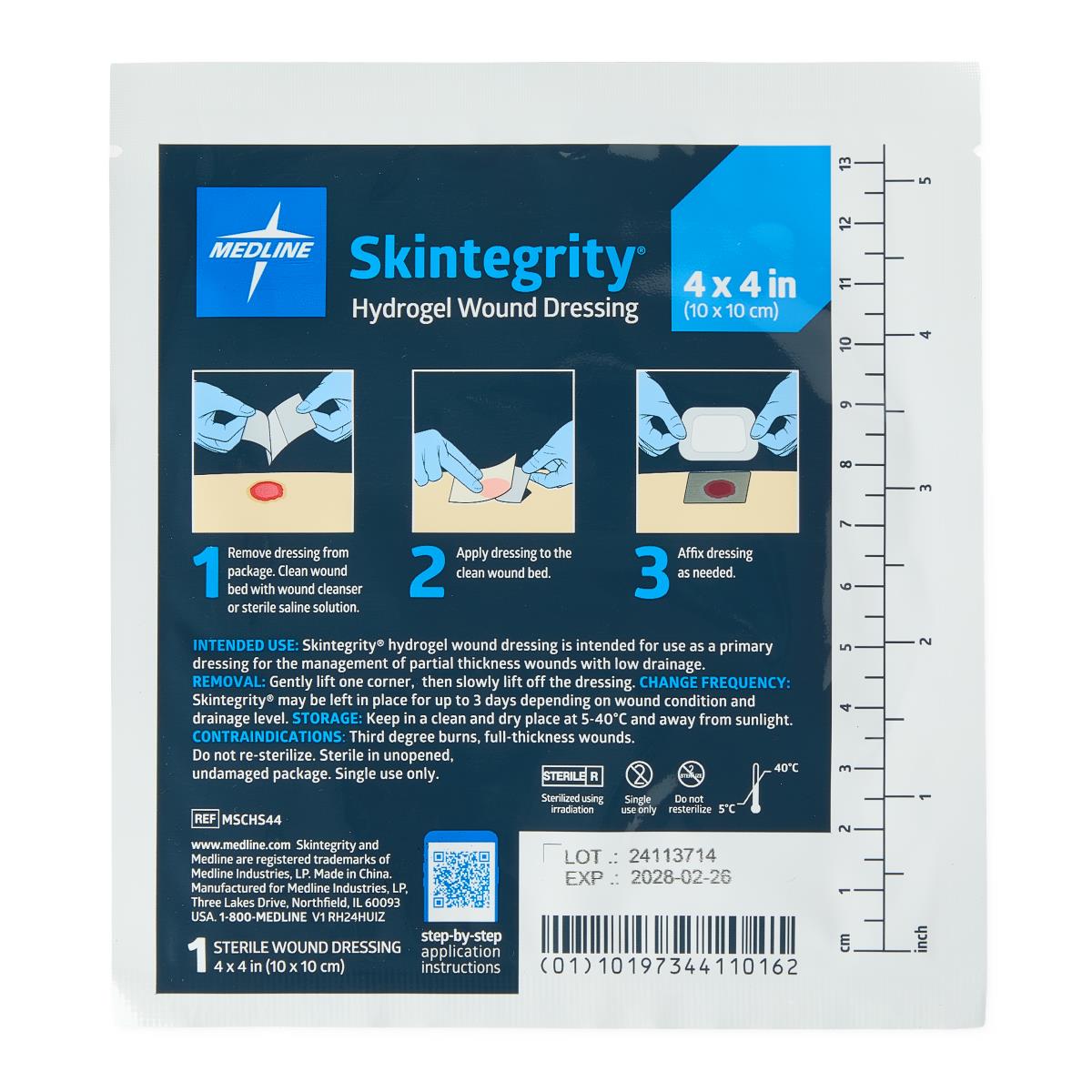 Skintegrity Hydrogel Wound Dressings | Medline