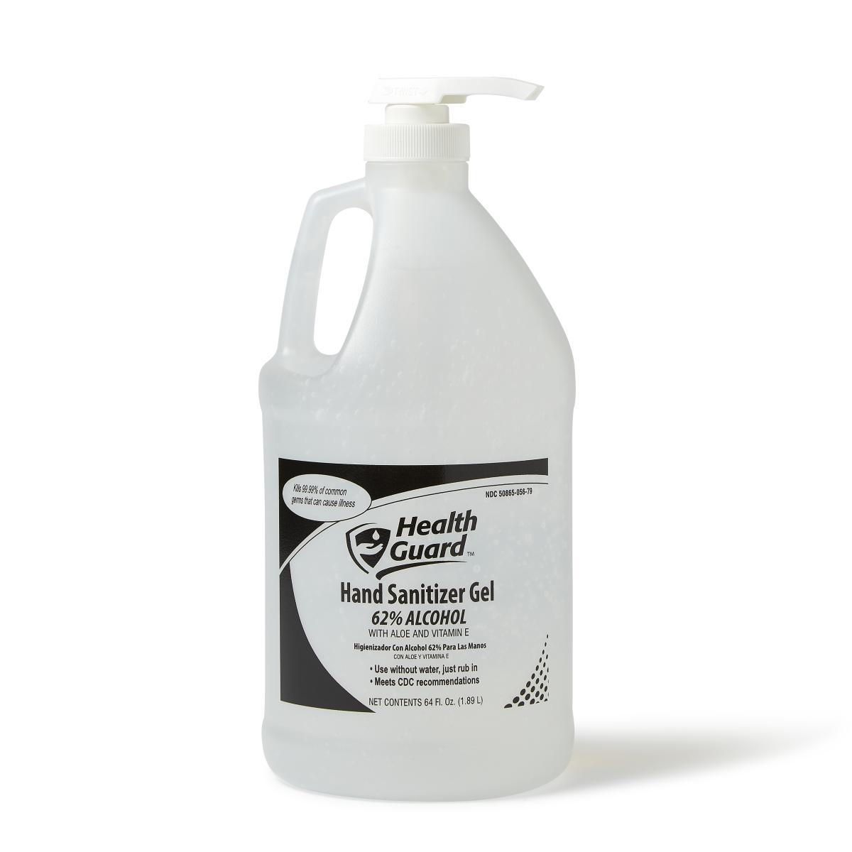 HealthGuard 62% Ethyl Alcohol Instant Hand Sanitizer | Medline