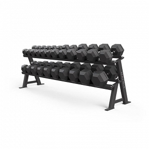 Matrix Varsity 2-Tier Hex Dumbbell Racks by Johnson Health Tech ...