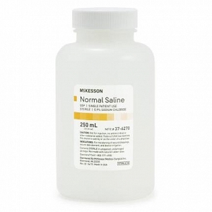 McKesson Sterile 250 ml Normal Saline by Nurse Assist | Medline ...
