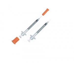 Exel Insulin Syringes with Permanently Attached Needle | Medline ...