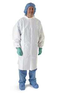Medline Breathable Fluid Proof Snap Lab Coats | Medline Industries, Inc.
