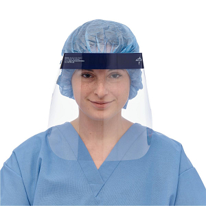 Medline Face Shields with Elastic Band | Medline