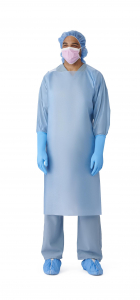 Medline Disposable AAMI Level 4 Open Back Protective Gown | Medline