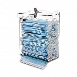 Clear Plastic Top-Loading Face Mask Dispenser | Medline Industries, Inc.