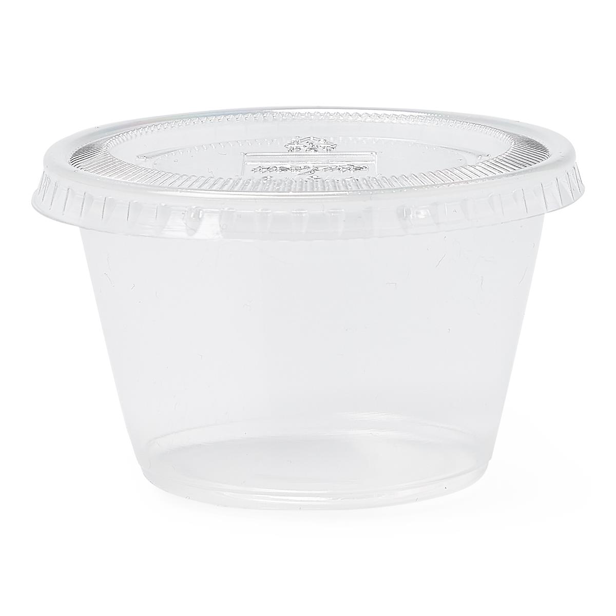Medline Clear Plastic Soufflé Portion Cups | Medline