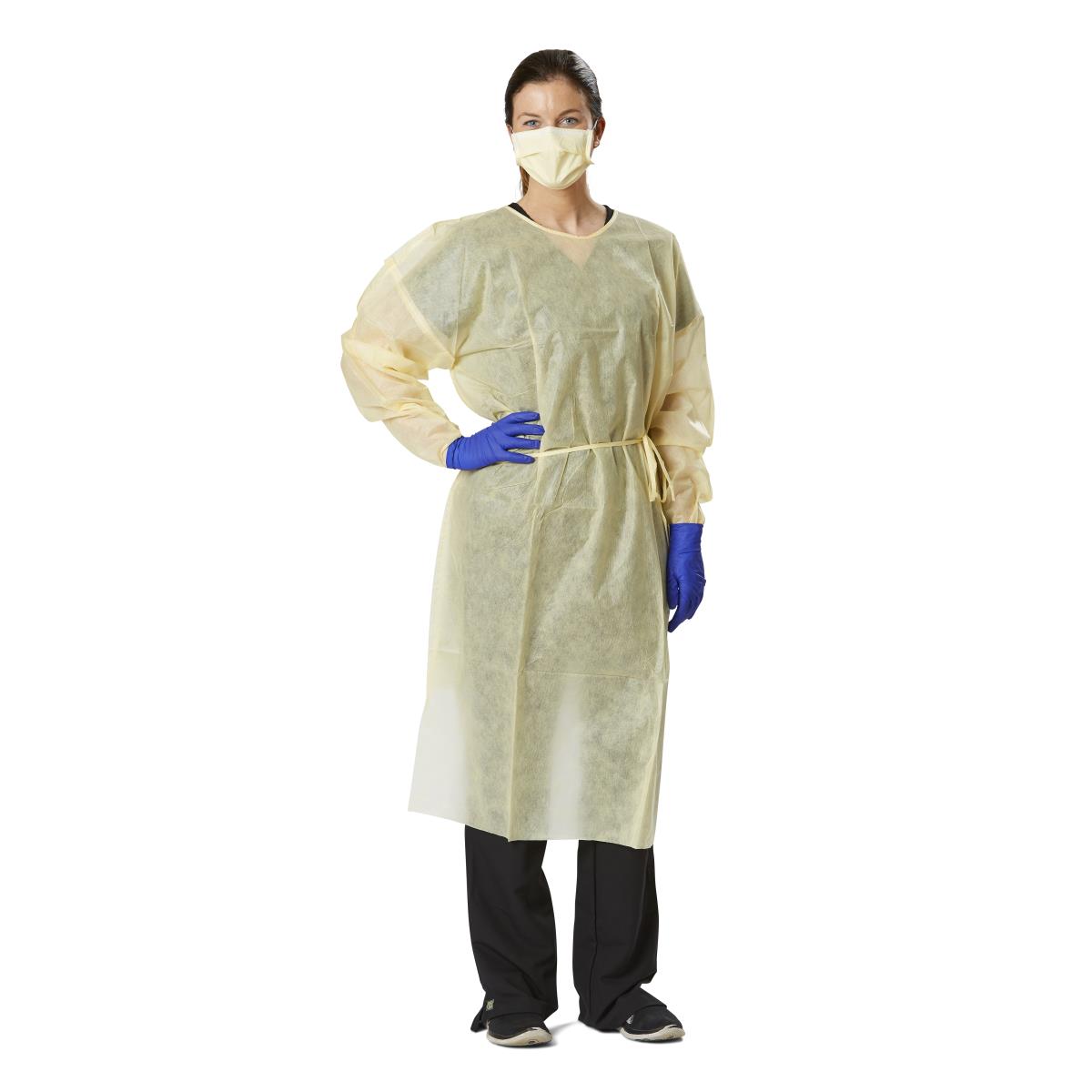 Medline Disp. Over-the-Head SMS Medium-Weight Isolation Gowns | Medline