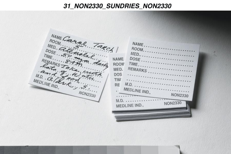 Medline Medication Time Cards | Medline