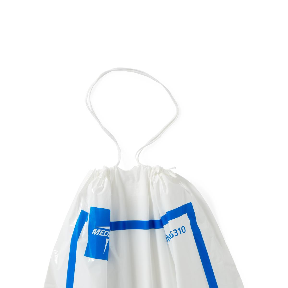 Medline Plastic Patient Belongings Bags with Drawstring | Medline