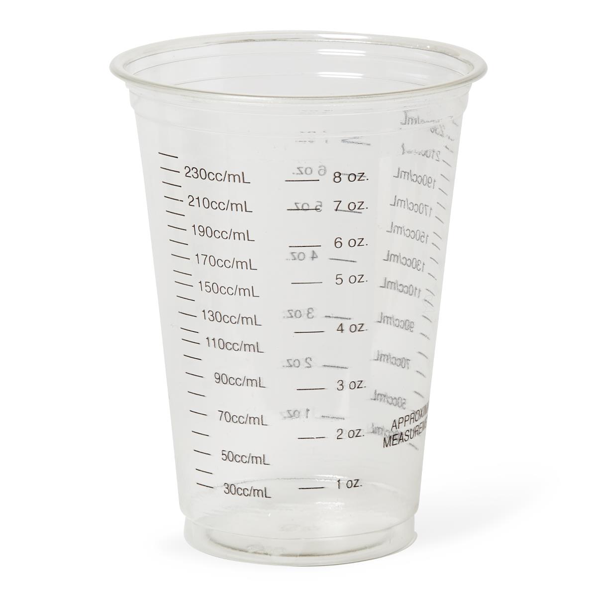 Medline Disposable Plastic Graduated Cold Beverage Drinking Cups | Medline