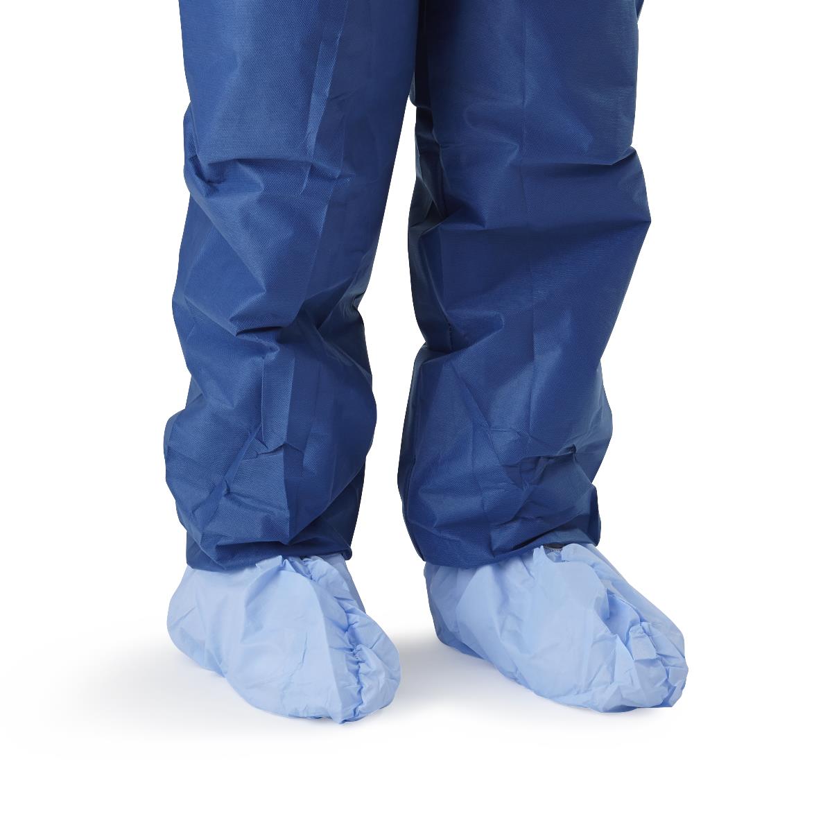 Medline Medium-Weight Polypropylene-Coated Shoe Covers | Medline