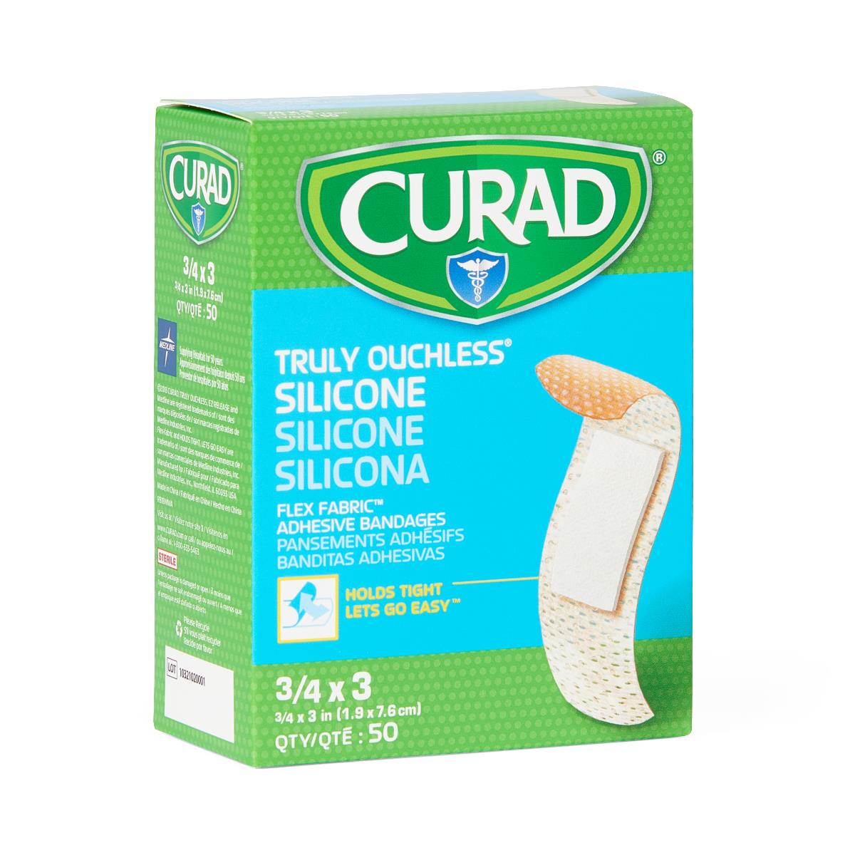 CURAD Silicone Adhesive Bandages | Medline
