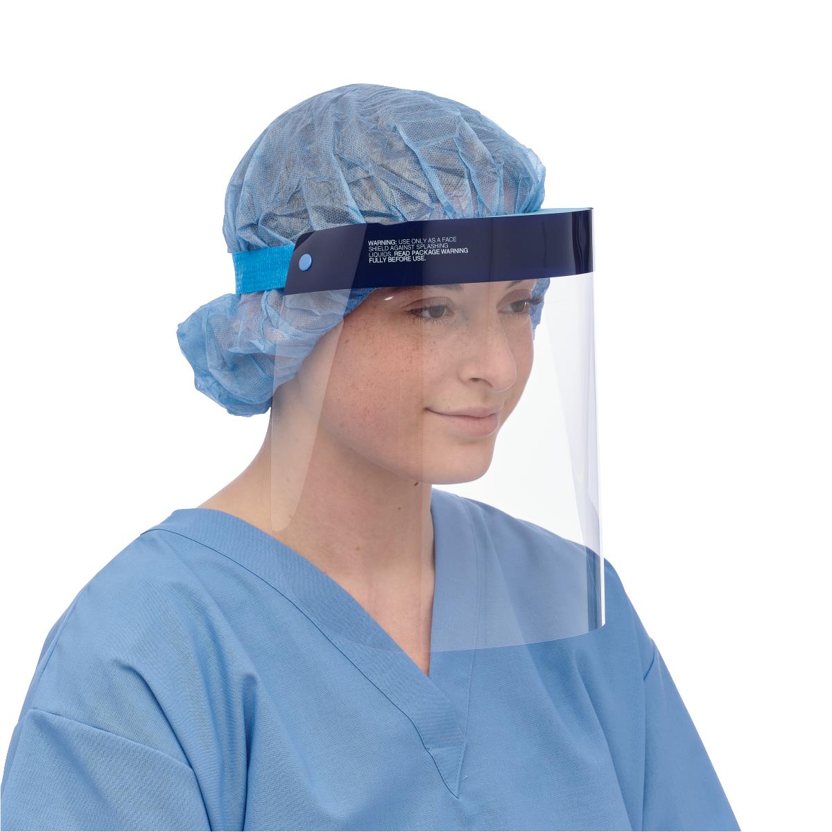 Medline Face Shields with Elastic Band | Medline