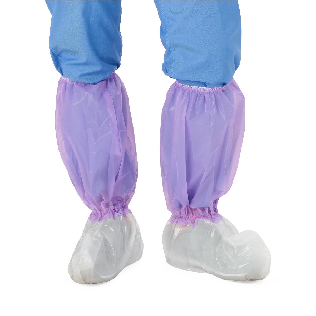Medline Disposable Non-Skid Poly Boot Covers | Medline
