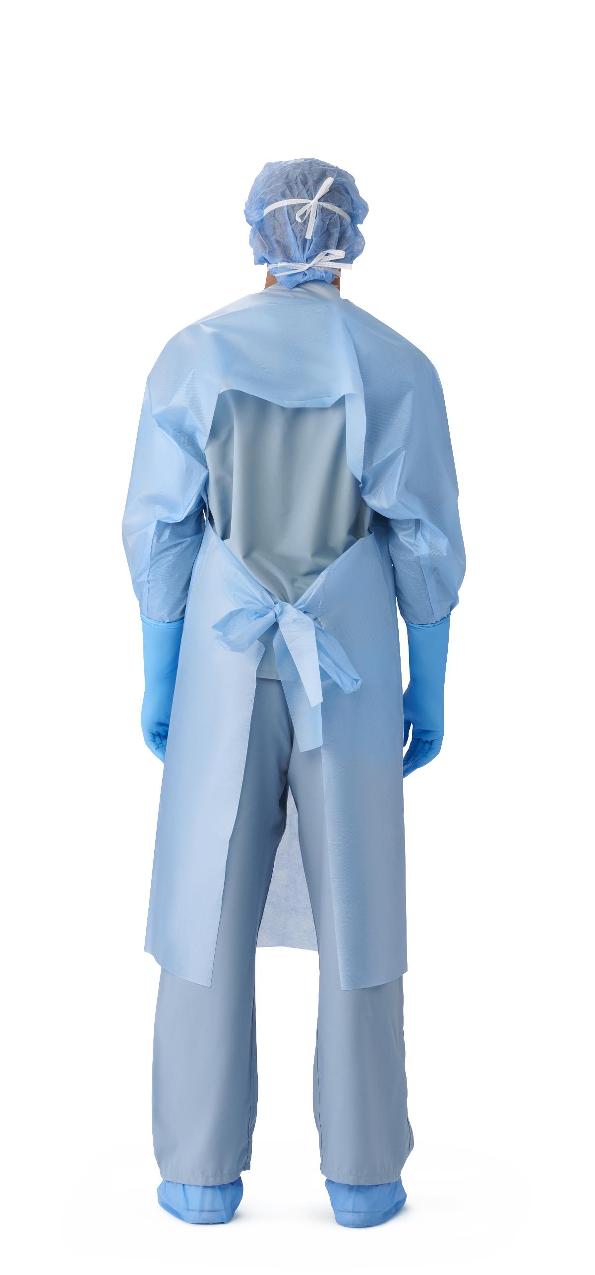Medline Disposable AAMI Level 4 Open Back Protective Gown | Medline