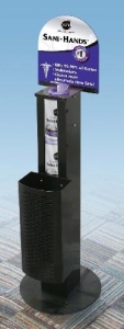 Sani-Bracket Deluxe Multi Canister Floor Stands | Medline Industries, Inc.