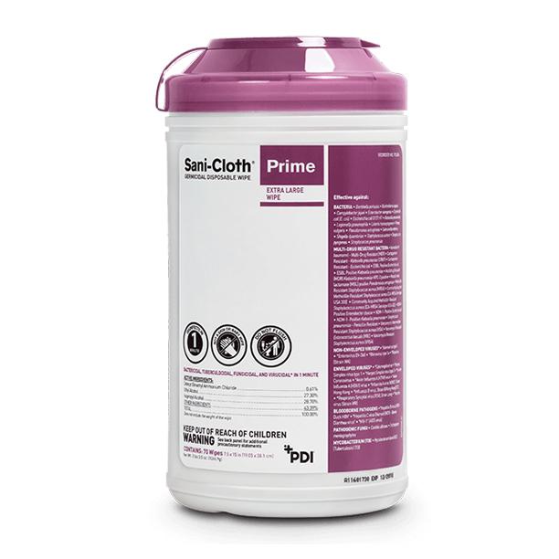 Sani-Cloth Prime Germicidal Disp Wipes | Medline