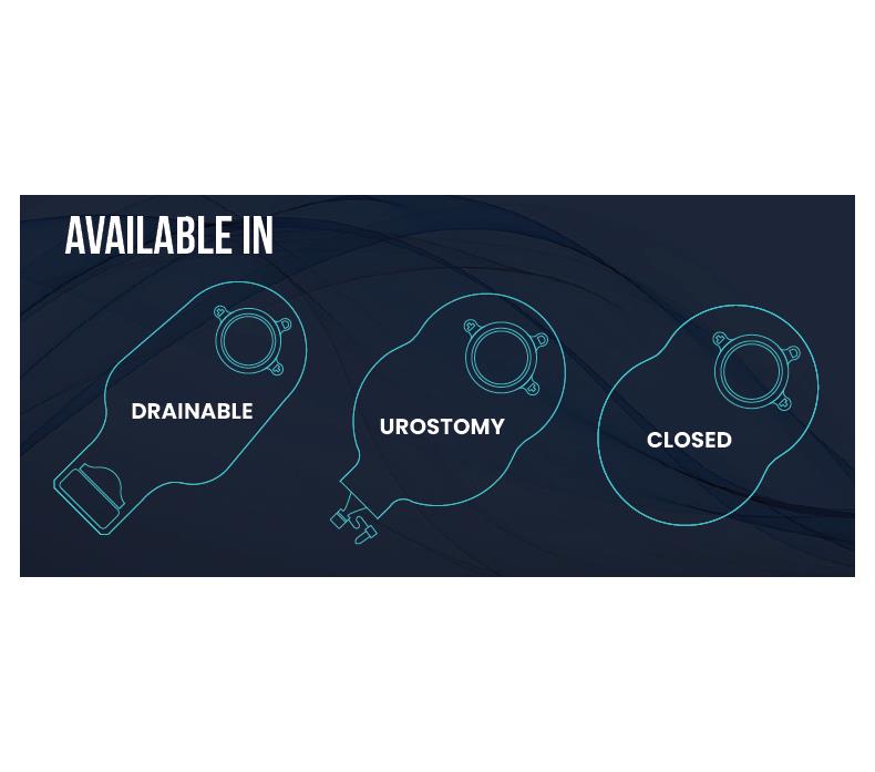 Ostoform FLOWASSIST Barrier Rings and 2-Piece Ostomy Pouches | Medline