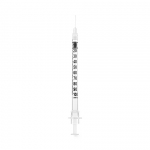Sol-Care Safety Insulin Syringes with Retractable Needle | Medline