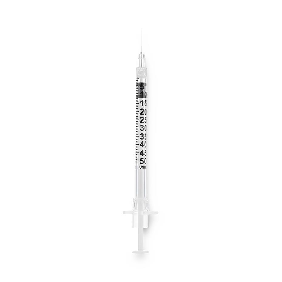 Sol-Care Safety Insulin Syringes with Retractable Needle | Medline