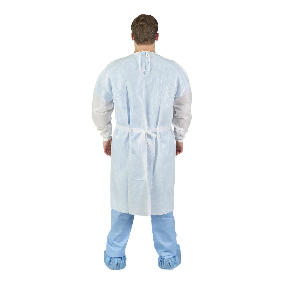 Halyard Poly-Coated Fluid Resistant Gowns | Medline